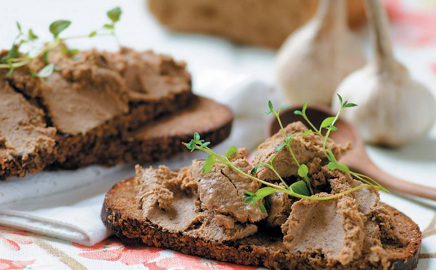 Cūkas aknu pastēte — Santa