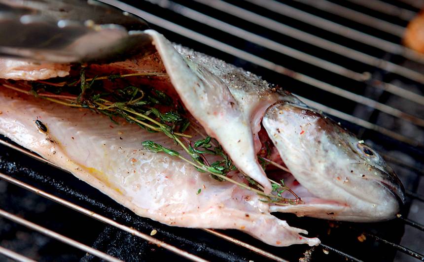 Grilēta varavīksnes forele — Santa