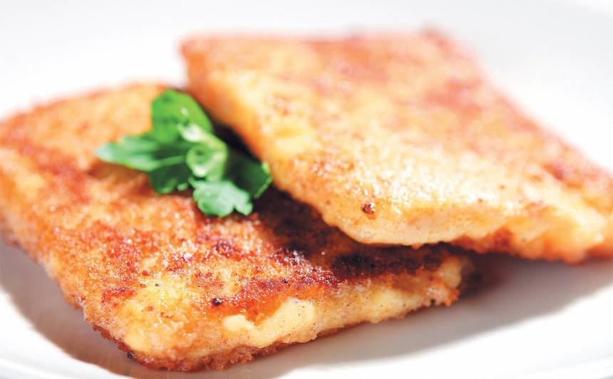 Cepta siera šķēles — Santa