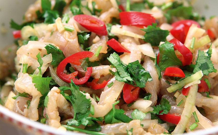 Zandarta filejas salāti korejiešu gaumē — Santa