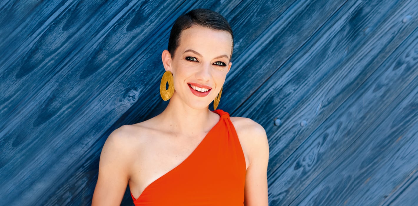 Aktrise Agnese Jēkabsone: Gribētu, lai manī nebūtu kritumu un kāpumu ...