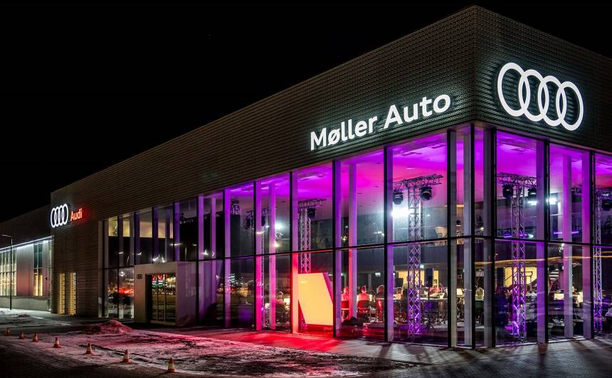 Dodamies uz jaunajām Moller Auto mājām – Baltijā modernāko Audi centru ...