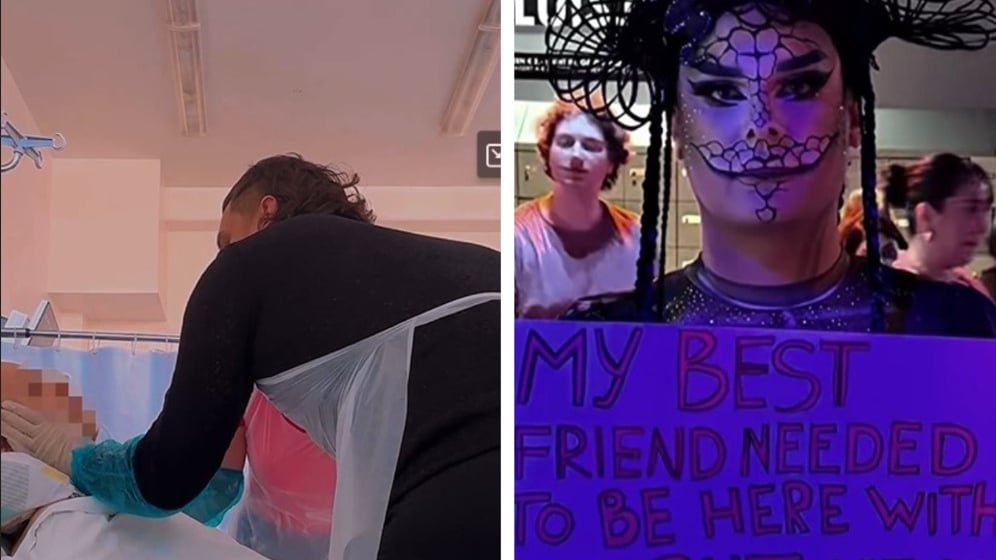 Amuna Davis izdara ko īpašu, lai pieceltu no slimnīcas gultas labāko ...