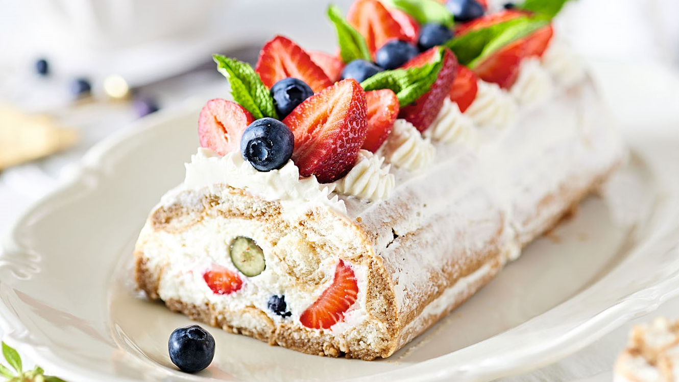 Tiramisu kā rulete. Vērts izmēģināt! — Santa